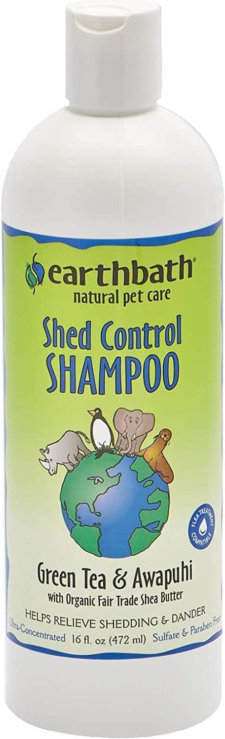 Earthbath Shed Control Shampoo 16oz Green Tea & Awapuhi – BlackPaw